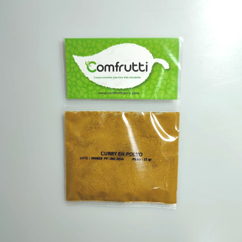 Curry en polvo sobre 15 gr – Comfrutti